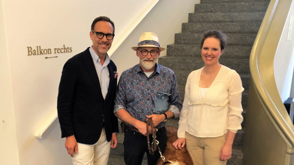 Isabelle Bitterli, Verlegerin und Autorin und Urs Bucher ...