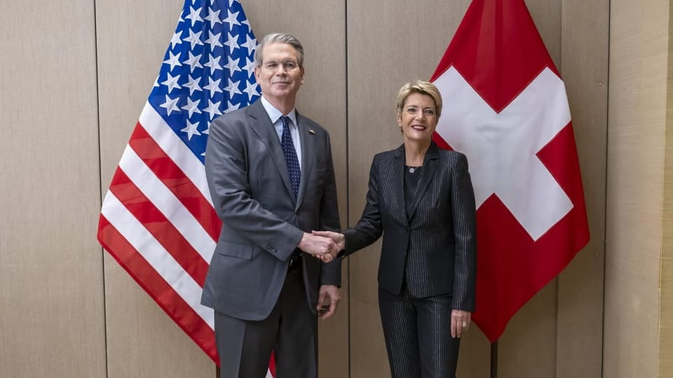 Schweiz und USA streben rasche Lösung im Handelsstreit an - Audio ...