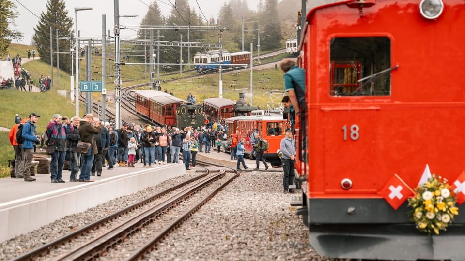 Grosse Feier für 150-jährige Arth-Rigi-Bahn - Audio & Podcasts - SRF