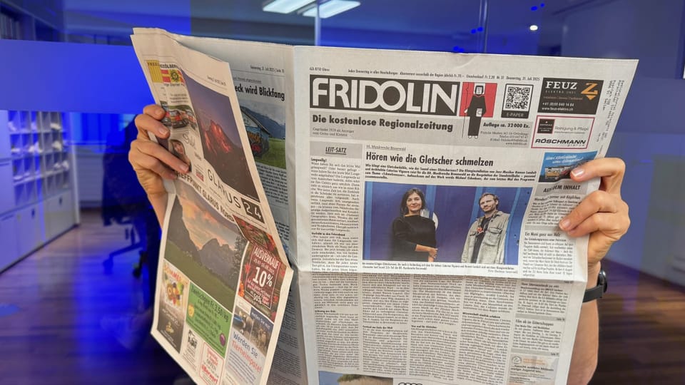 Streit um die Übernahme der Gratiszeitung Fridolin - Audio & Podcasts - SRF